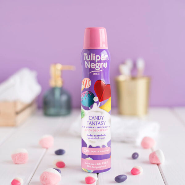 DESODORANTE SPRAY CANDY FANTASY - TULIPÁN NEGRO – Loba Beauty Shop